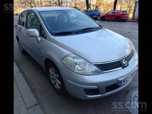 Grey Nissan TIIDA 2008 in Riga, with an engine capacity of 1.60 L and mileage of 270 thousand km for 1500 €, photo 4 on AUTOMOTO.COM.LV