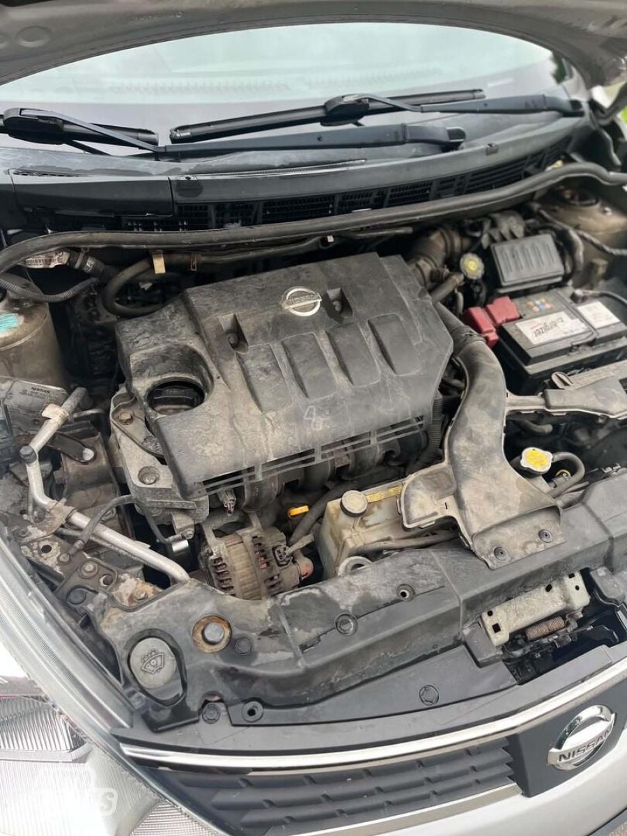 Pelēks Nissan TIIDA 2008 Kretinga, ar dzinēja tilpumu 1.60 L un nobraukumu 197 tūkst. km par 2700 €, foto 9 vietnē AUTOMOTO.COM.LV
