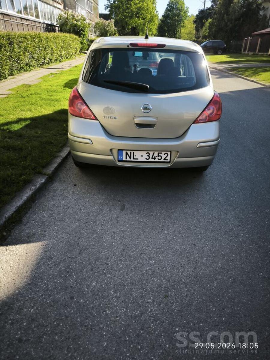 Nissan TIIDA 2007 in Riga, with an engine capacity of 1.60 L and mileage of 222 thousand km for 1400 €, photo 7 on AUTOMOTO.COM.LV