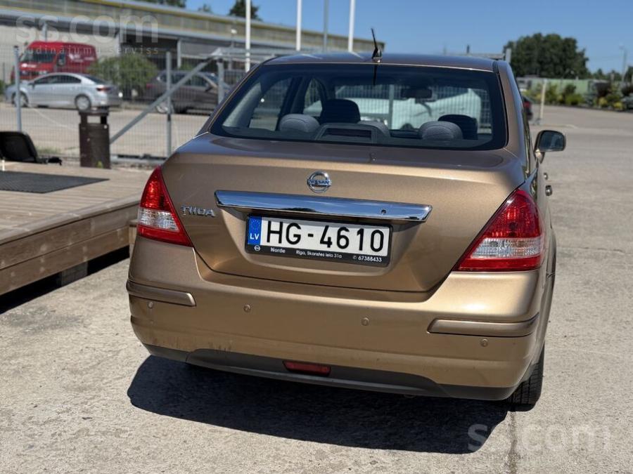 Nissan TIIDA 2008 in Riga, with an engine capacity of 1.60 L and mileage of 158 thousand km for 2290 €, photo 16 on AUTOMOTO.COM.LV