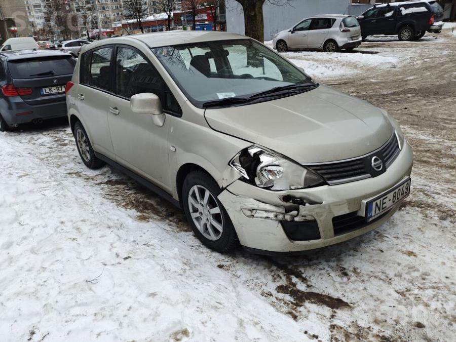Dzeltens Nissan TIIDA 2007 Rīga, ar dzinēja tilpumu 2.00 L un nobraukumu 0 tūkst. km par 1750 €, foto 1 vietnē AUTOMOTO.COM.LV