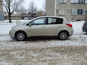 Yellow Nissan TIIDA 2007 in Riga, with an engine capacity of 2.00 L and mileage of 0 thousand km for 1750 €, photo  on AUTOMOTO.COM.LV