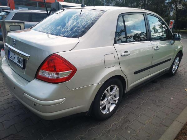 Yellow Nissan TIIDA 2009 in Vilnius, with an engine capacity of 1.60 L and mileage of 147 thousand km for 3883 €, photo 6 on AUTOMOTO.COM.LV