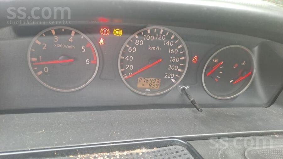 Melns Nissan X-Trail 2006 Rīga, ar dzinēja tilpumu 2.20 L un nobraukumu 276 tūkst. km par 1200 €, foto 4 vietnē AUTOMOTO.COM.LV