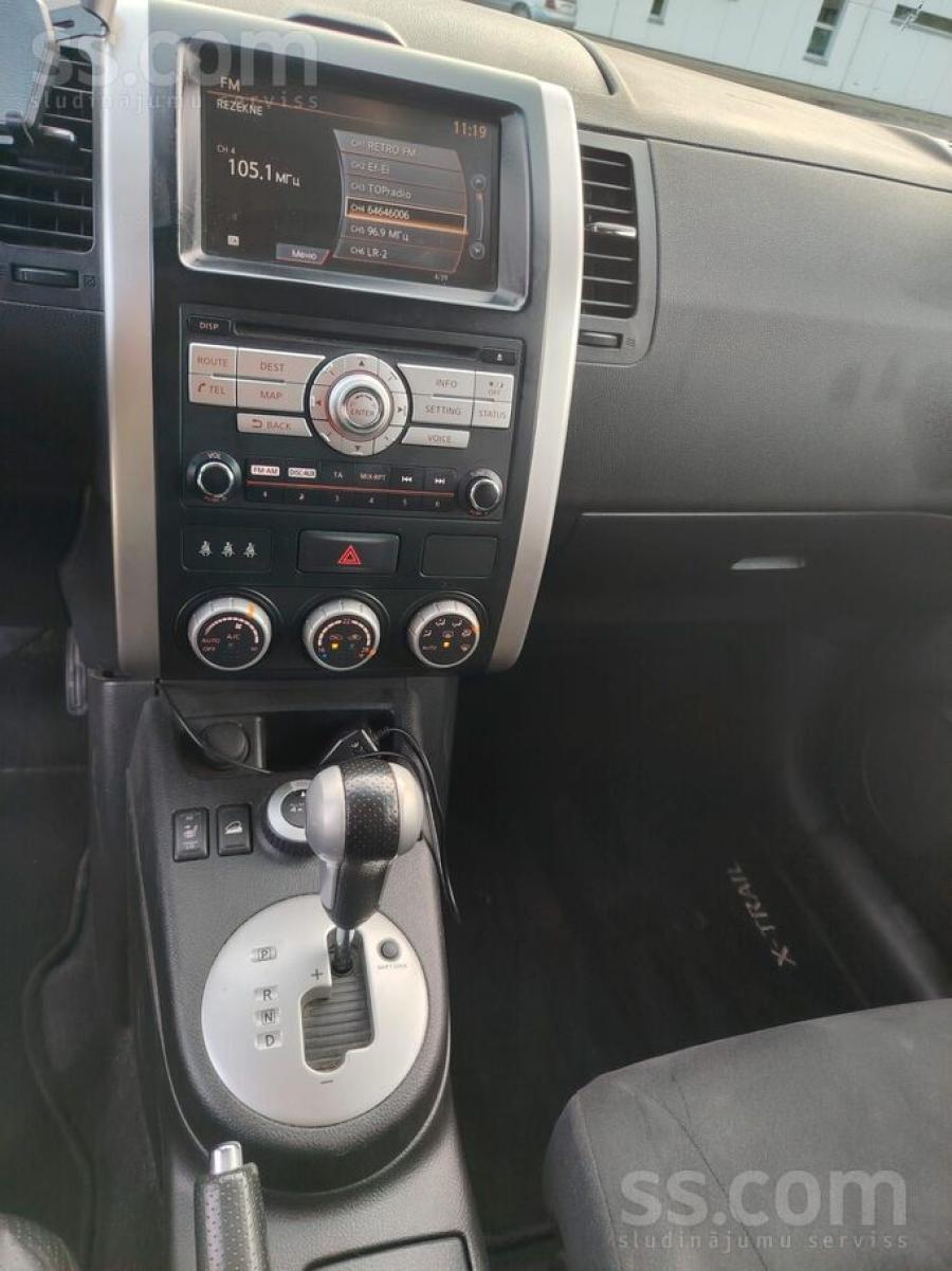 Melns Nissan X-Trail 2011 Rēzekne, ar dzinēja tilpumu 2.00 L un nobraukumu 246 tūkst. km par 6390 €, foto 7 vietnē AUTOMOTO.COM.LV