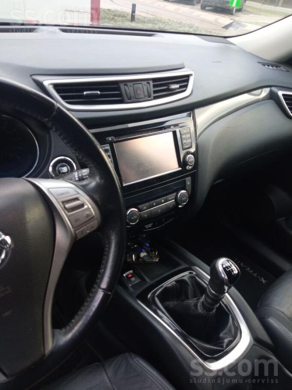 Melns Nissan X-Trail 2016 Daugavpils, ar dzinēja tilpumu 1.60 L un nobraukumu 287 tūkst. km par 8900 €, foto 7 vietnē AUTOMOTO.COM.LV