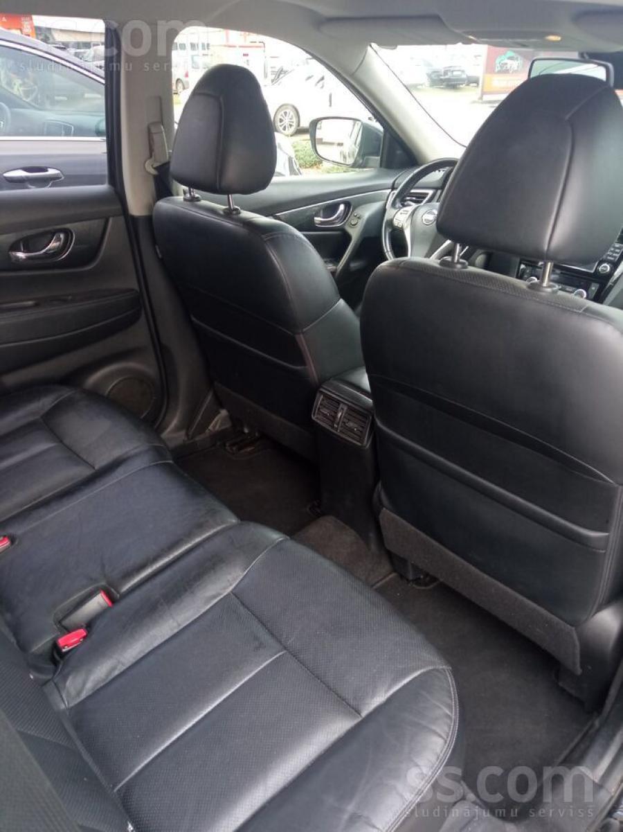 Melns Nissan X-Trail 2016 Daugavpils, ar dzinēja tilpumu 1.60 L un nobraukumu 287 tūkst. km par 8900 €, foto 7 vietnē AUTOMOTO.COM.LV