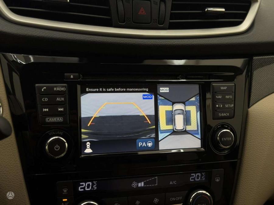 Black Nissan X-Trail 2016 in Vilnius, with an engine capacity of 1.60 L and mileage of 270 thousand km for 9750 €, photo 24 on AUTOMOTO.COM.LV