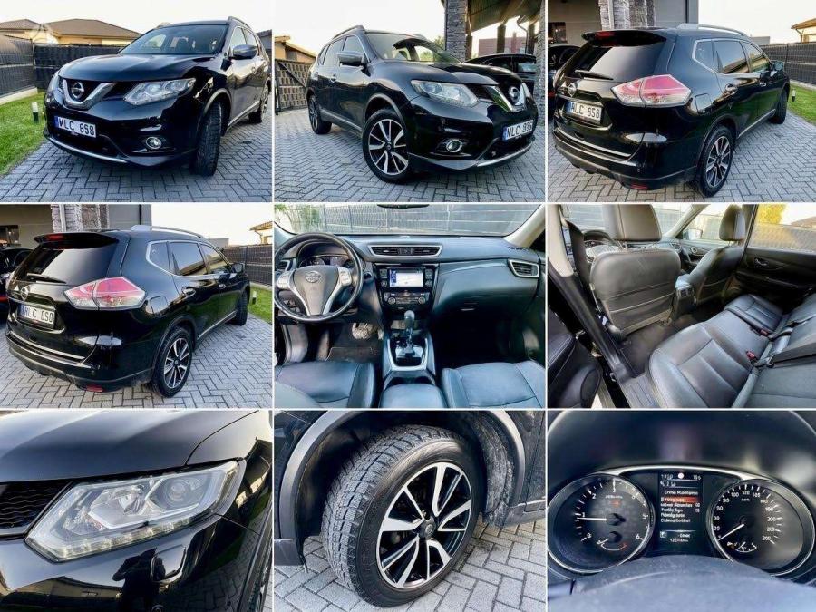 Black Nissan X-Trail 2016 in Panevezys, with an engine capacity of 1.60 L and mileage of 136 thousand km for 11500 €, photo 18 on AUTOMOTO.COM.LV