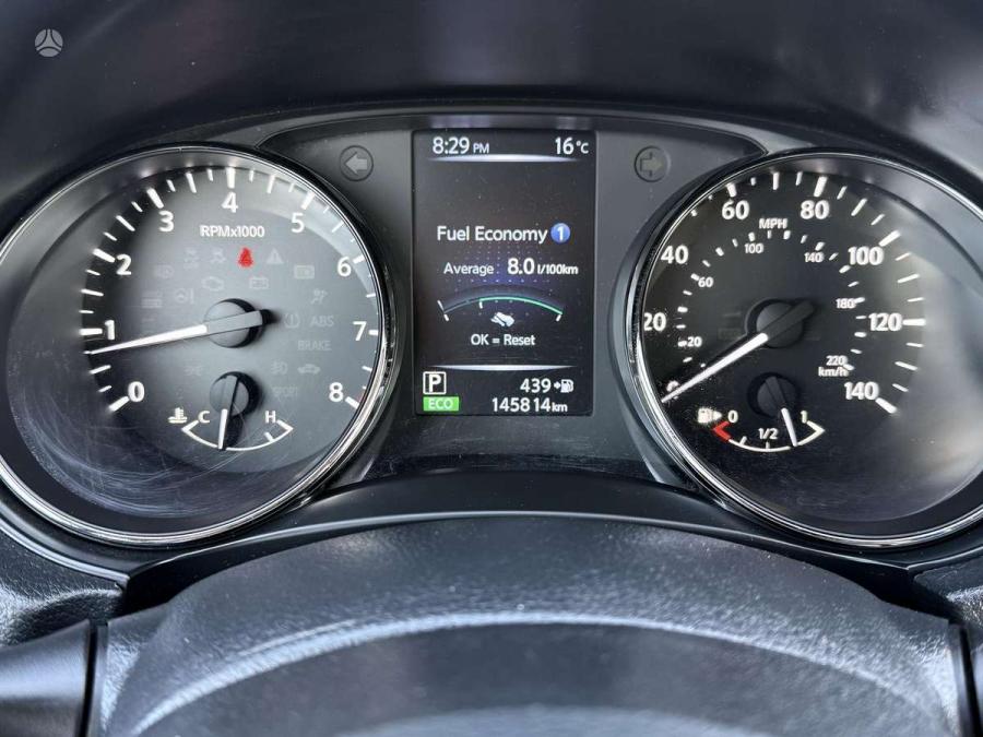 Melns Nissan X-Trail 2017 Kretinga, ar dzinēja tilpumu 2.49 L un nobraukumu 146 tūkst. km par 11900 €, foto 19 vietnē AUTOMOTO.COM.LV