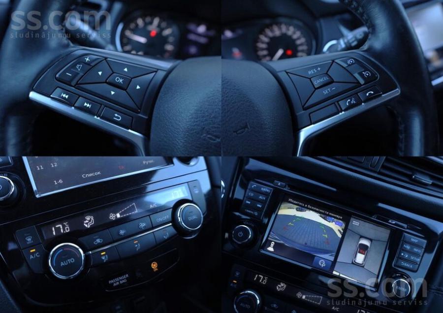 Black Nissan X-Trail 2018 in Riga, with an engine capacity of 1.60 L and mileage of 0 thousand km for 12495 €, photo 16 on AUTOMOTO.COM.LV