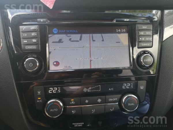 Black Nissan X-Trail 2018 in Riga, with an engine capacity of 1.60 L and mileage of 112 thousand km for 14800 €, photo 7 on AUTOMOTO.COM.LV