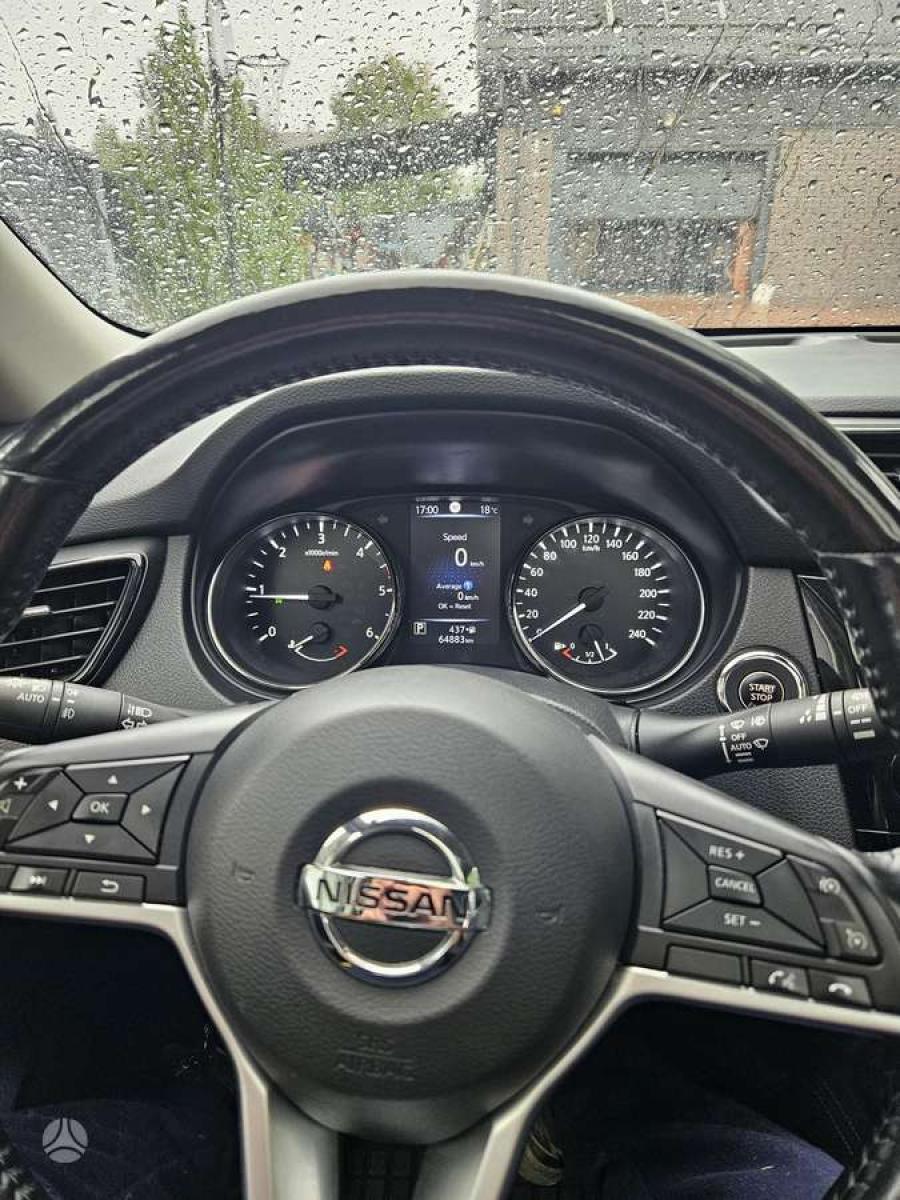 Black Nissan X-Trail 2019 in Kaunas, with an engine capacity of 2.00 L and mileage of 65 thousand km for 21990 €, photo 10 on AUTOMOTO.COM.LV