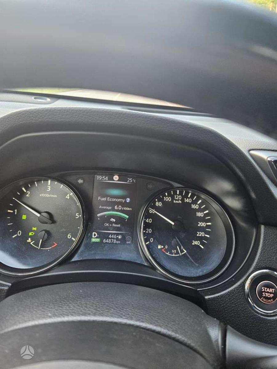 Black Nissan X-Trail 2019 in Kaunas, with an engine capacity of 2.00 L and mileage of 65 thousand km for 21990 €, photo 18 on AUTOMOTO.COM.LV