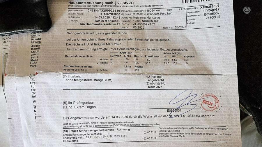 Черный Ниссан ИксТрейл 2020 в Расейняй, объемом двигателя 1.75 л и пробегом 173 тыс. км за 14300 €, фото 30 на AUTOMOTO.COM.LV