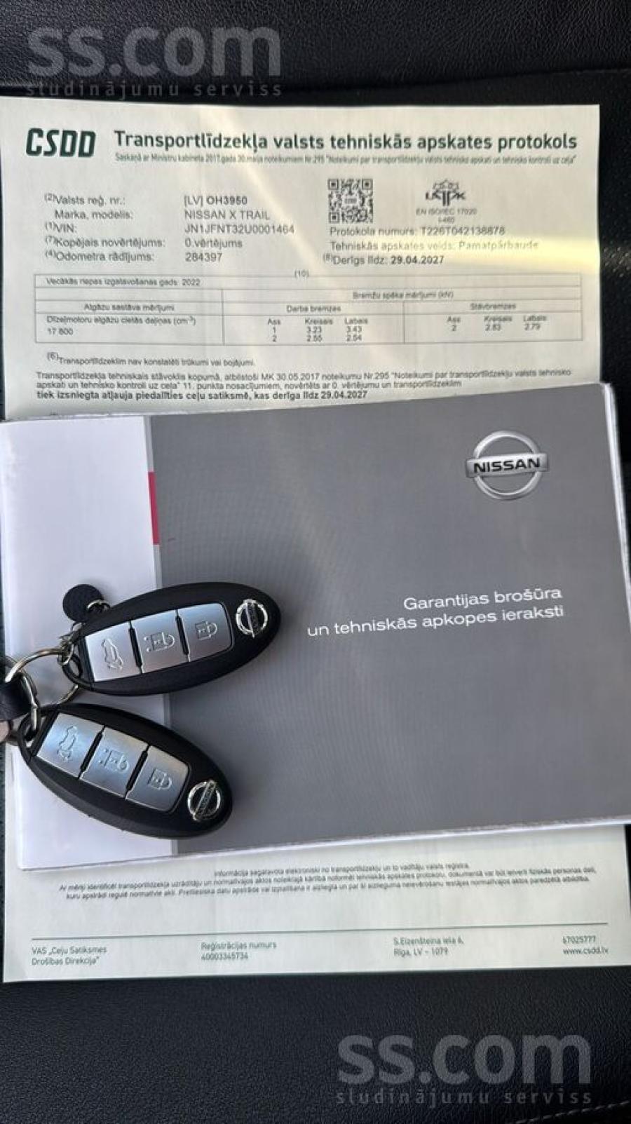 Zils Nissan X-Trail 2017 Talsi, ar dzinēja tilpumu 2.00 L un nobraukumu 284 tūkst. km par 9800 €, foto 26 vietnē AUTOMOTO.COM.LV