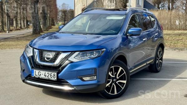 Zils Nissan X-Trail 2018 Rīga, ar dzinēja tilpumu 1.60 L un nobraukumu 120 tūkst. km par 13990 €, foto 1 vietnē AUTOMOTO.COM.LV