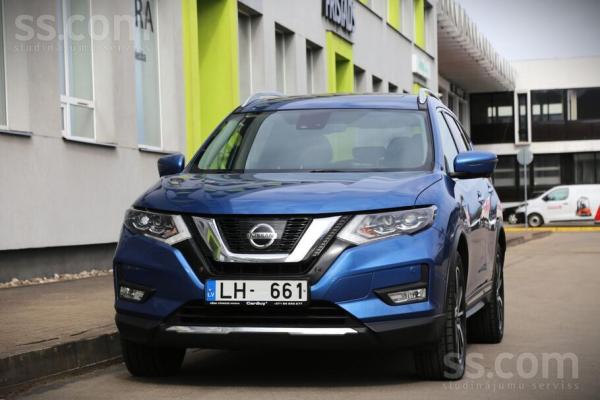 Blue Nissan X-Trail 2018 in Riga, with an engine capacity of 2.00 L and mileage of 160 thousand km for 15495 €, photo 1 on AUTOMOTO.COM.LV