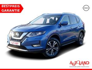 Zils Nissan X-Trail 2019 Kauņa, ar dzinēja tilpumu 1.30 L un nobraukumu 97 tūkst. km par 25480 €, foto  vietnē AUTOMOTO.COM.LV