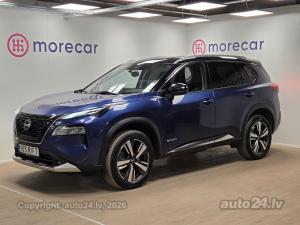 Zils Nissan X-Trail 2023 Tallina, ar dzinēja tilpumu 1.50 L un nobraukumu 60 tūkst. km par 35900 €, foto  vietnē AUTOMOTO.COM.LV