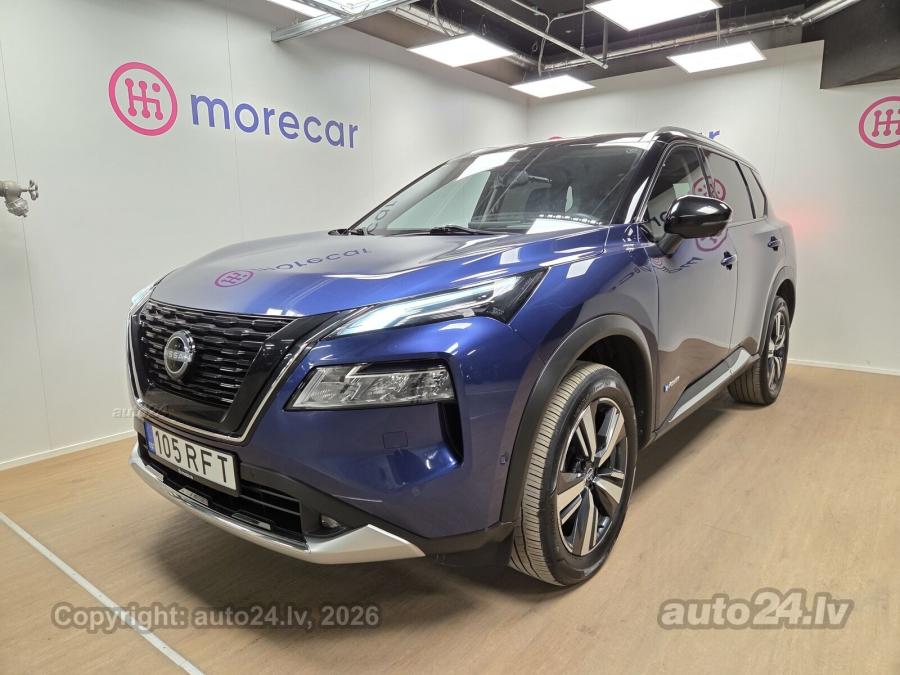 Blue Nissan X-Trail 2023 in Tallinn, with an engine capacity of 1.50 L and mileage of 60 thousand km for 35900 €, photo 4 on AUTOMOTO.COM.LV