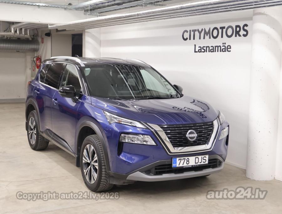 Zils Nissan X-Trail 2023 Tallina, ar dzinēja tilpumu 1.50 L un nobraukumu 23 tūkst. km par 29900 €, foto 5 vietnē AUTOMOTO.COM.LV