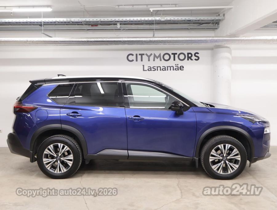 Zils Nissan X-Trail 2023 Tallina, ar dzinēja tilpumu 1.50 L un nobraukumu 23 tūkst. km par 29900 €, foto 6 vietnē AUTOMOTO.COM.LV