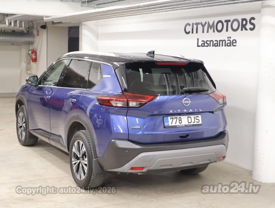 Zils Nissan X-Trail 2023 Tallina, ar dzinēja tilpumu 1.50 L un nobraukumu 23 tūkst. km par 29900 €, foto 4 vietnē AUTOMOTO.COM.LV