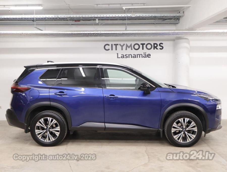 Zils Nissan X-Trail 2023 Tallina, ar dzinēja tilpumu 1.50 L un nobraukumu 23 tūkst. km par 29900 €, foto 6 vietnē AUTOMOTO.COM.LV