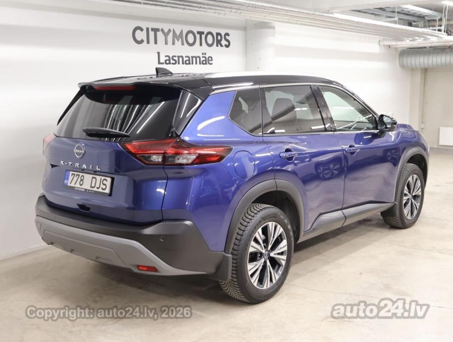 Zils Nissan X-Trail 2023 Tallina, ar dzinēja tilpumu 1.50 L un nobraukumu 23 tūkst. km par 29900 €, foto 7 vietnē AUTOMOTO.COM.LV