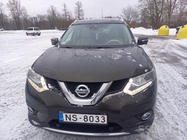 Brown Nissan X-Trail 2014 in Riga, with an engine capacity of 1.60 L and mileage of 223 thousand km for 8500 €, photo 2 on AUTOMOTO.COM.LV
