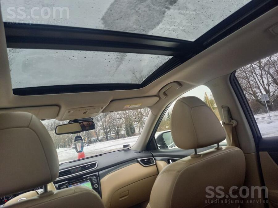 Brown Nissan X-Trail 2014 in Riga, with an engine capacity of 1.60 L and mileage of 223 thousand km for 8500 €, photo 10 on AUTOMOTO.COM.LV