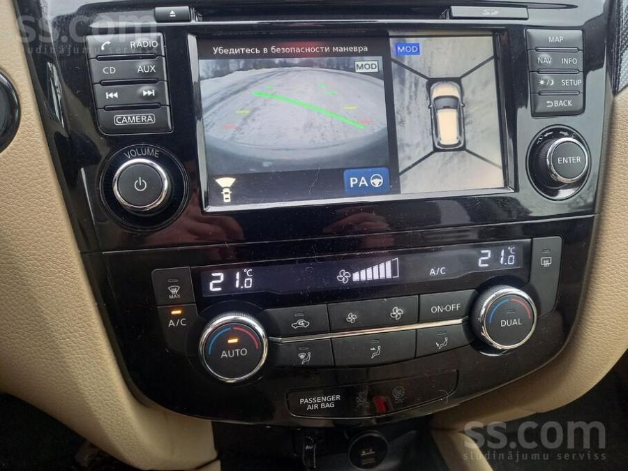 Brown Nissan X-Trail 2014 in Riga, with an engine capacity of 1.60 L and mileage of 223 thousand km for 8500 €, photo 16 on AUTOMOTO.COM.LV