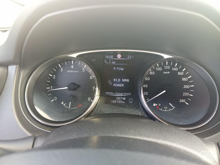 Brown Nissan X-Trail 2017 in Kaunas, with an engine capacity of 1.60 L and mileage of 135 thousand km for 13200 €, photo 23 on AUTOMOTO.COM.LV