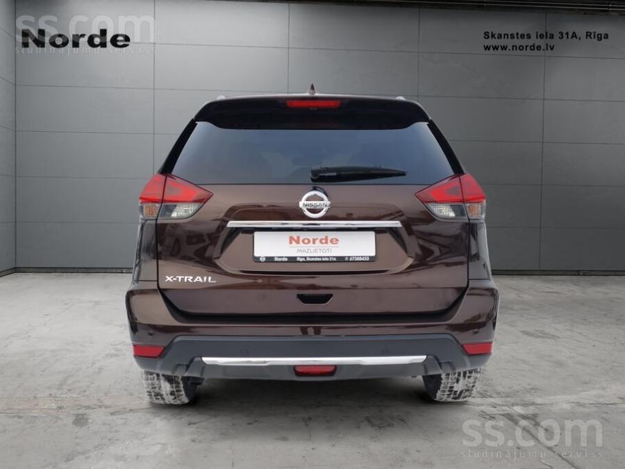 Brown Nissan X-Trail 2018 in Riga, with an engine capacity of 2.00 L and mileage of 92 thousand km for 16870 €, photo 4 on AUTOMOTO.COM.LV
