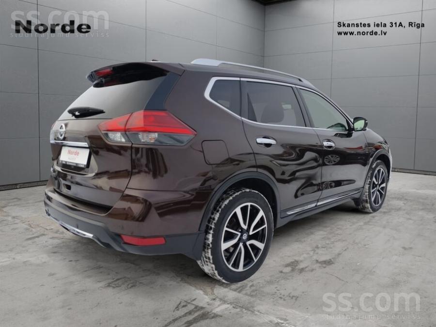 Brown Nissan X-Trail 2018 in Riga, with an engine capacity of 2.00 L and mileage of 92 thousand km for 16870 €, photo 5 on AUTOMOTO.COM.LV