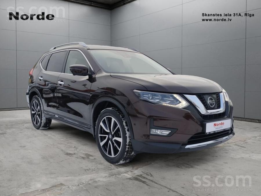 Brown Nissan X-Trail 2018 in Riga, with an engine capacity of 2.00 L and mileage of 92 thousand km for 16870 €, photo 6 on AUTOMOTO.COM.LV