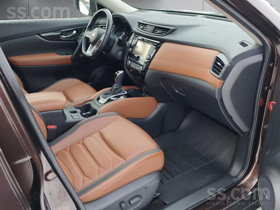 Brown Nissan X-Trail 2018 in Riga, with an engine capacity of 2.00 L and mileage of 92 thousand km for 16870 €, photo 11 on AUTOMOTO.COM.LV