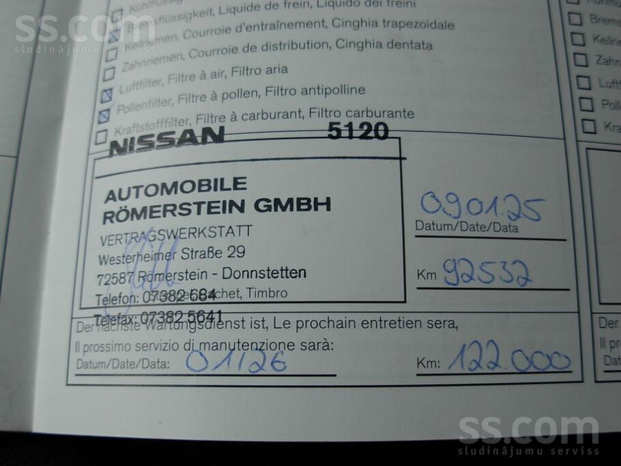 Nissan X-Trail 2012 in Alytus, with an engine capacity of 2.00 L and mileage of 112 thousand km for 6800 €, photo 18 on AUTOMOTO.COM.LV
