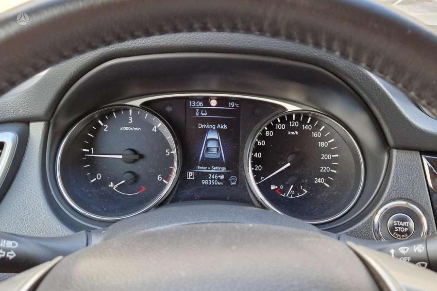 Green Nissan X-Trail 2016 in Kaunas, with an engine capacity of 1.60 L and mileage of 98 thousand km for 11299 €, photo 11 on AUTOMOTO.COM.LV