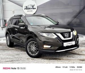 Zaļš Nissan X-Trail 2018 Kauņa, ar dzinēja tilpumu 2.00 L un nobraukumu 105 tūkst. km par 16950 €, foto  vietnē AUTOMOTO.COM.LV
