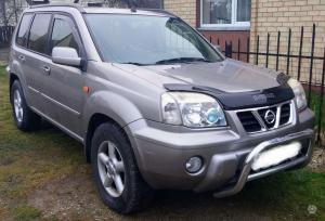 Pelēks Nissan X-Trail 2003 Panevēža, ar dzinēja tilpumu 2.18 L un nobraukumu 221 tūkst. km par 1600 €, foto  vietnē AUTOMOTO.COM.LV
