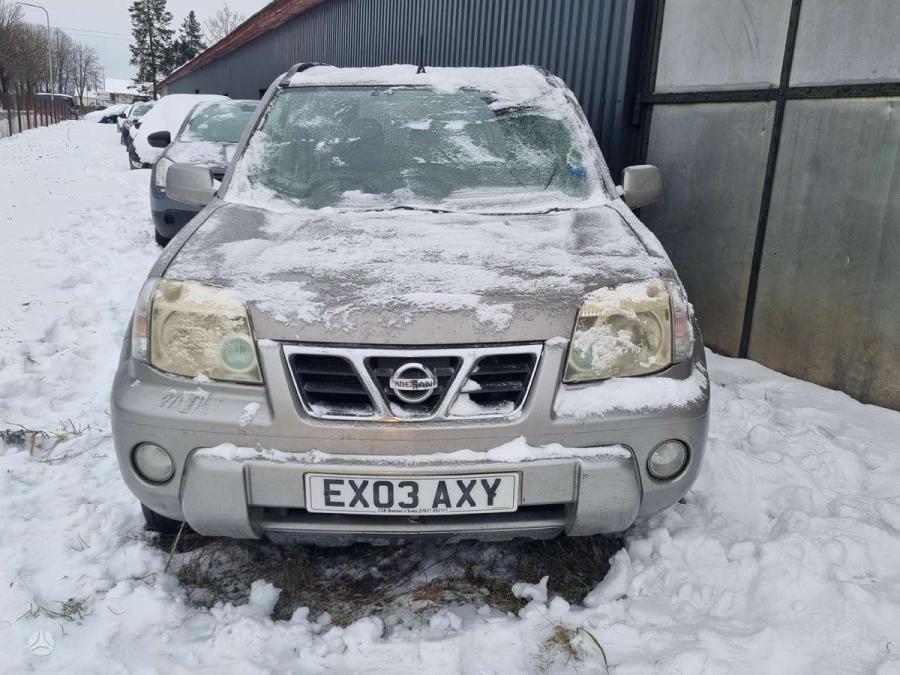 Pelēks Nissan X-Trail 2003 Tauragė, ar dzinēja tilpumu 2.18 L un nobraukumu 180 tūkst. km par 1250 €, foto 1 vietnē AUTOMOTO.COM.LV