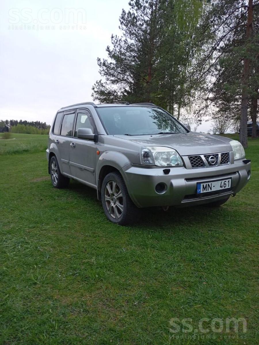 Grey Nissan X-Trail 2003 in Madona, with an engine capacity of 2.20 L and mileage of 336 thousand km for 2000 €, photo 1 on AUTOMOTO.COM.LV