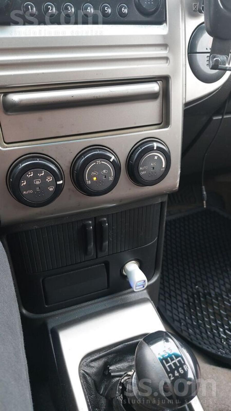 Pelēks Nissan X-Trail 2005 Jelgava, ar dzinēja tilpumu 2.20 L un nobraukumu 377 tūkst. km par 2350 €, foto 9 vietnē AUTOMOTO.COM.LV