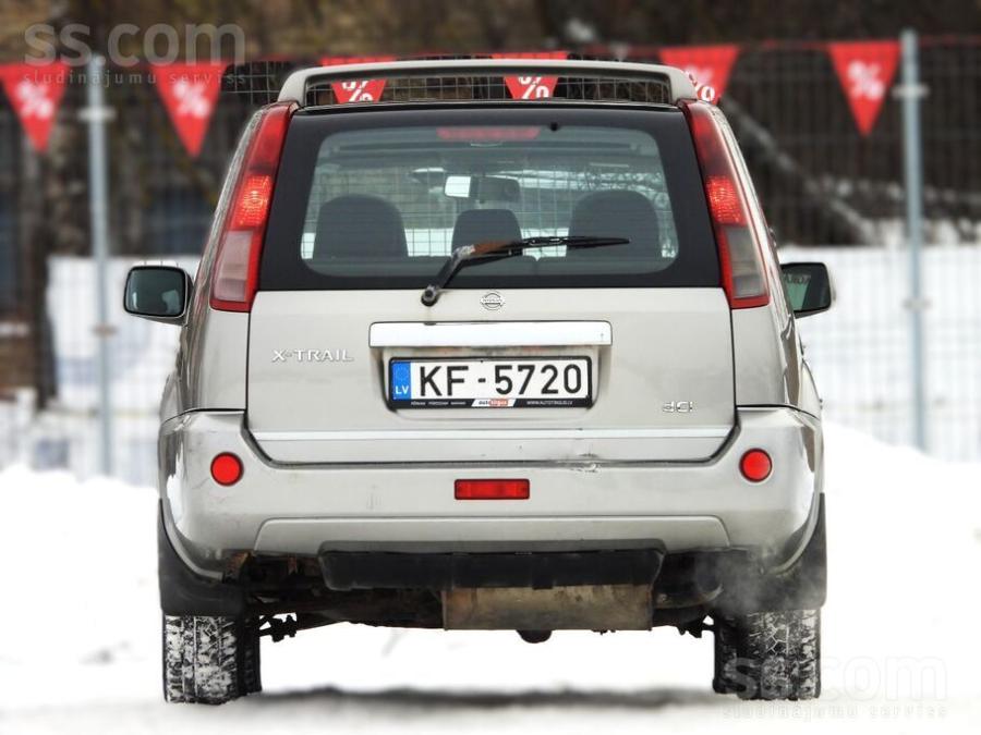 Grey Nissan X-Trail 2006 in Riga, with an engine capacity of 2.20 L and mileage of 345 thousand km for 3490 €, photo 6 on AUTOMOTO.COM.LV