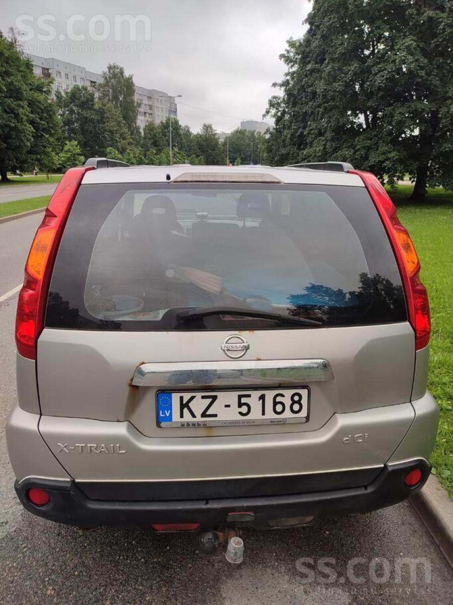 Grey Nissan X-Trail 2008 in Riga, with an engine capacity of 2.00 L and mileage of 346 thousand km for 3000 €, photo 5 on AUTOMOTO.COM.LV