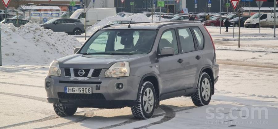Pelēks Nissan X-Trail 2008 Rīga, ar dzinēja tilpumu 2.00 L un nobraukumu 314 tūkst. km par 4150 €, foto 1 vietnē AUTOMOTO.COM.LV