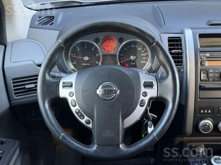 Grey Nissan X-Trail 2008 in Riga, with an engine capacity of 2.00 L and mileage of 269 thousand km for 2900 €, photo 10 on AUTOMOTO.COM.LV