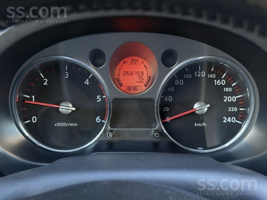 Grey Nissan X-Trail 2008 in Riga, with an engine capacity of 2.00 L and mileage of 269 thousand km for 2900 €, photo 14 on AUTOMOTO.COM.LV